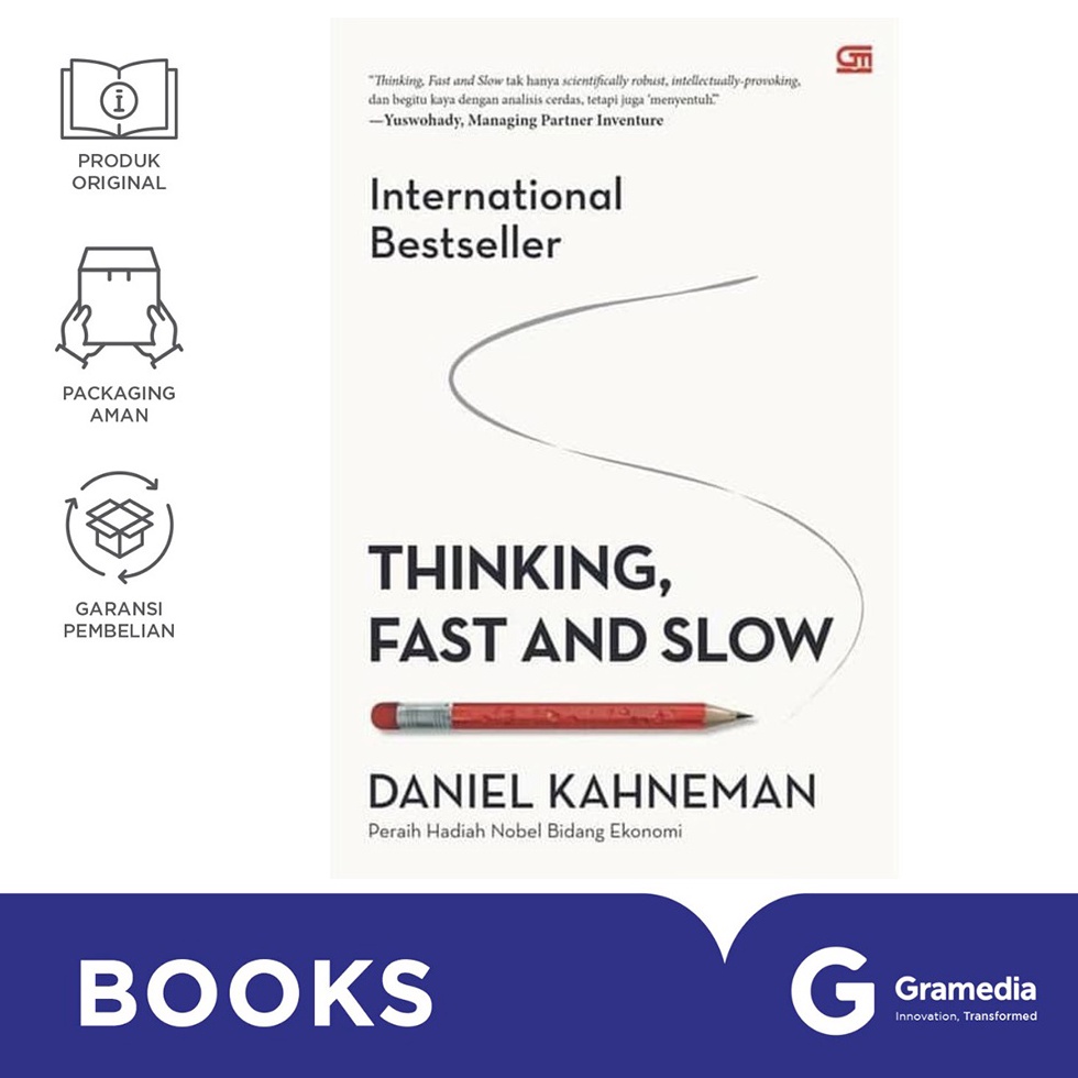 Jual KODE R93X Thinking Fast and Slow Cover Baru | Shopee Indonesia