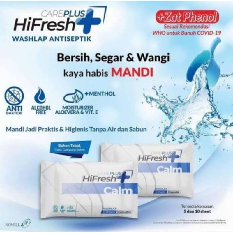 Jual WASHLAP CAREPLUS HIFRESH 10sheet | Shopee Indonesia
