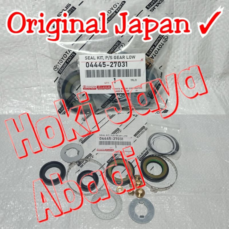 Jual Seal kit power steering Stir - Rack Rak Steering Stir Bawah Toyota Kijang Grand 5K Original ...