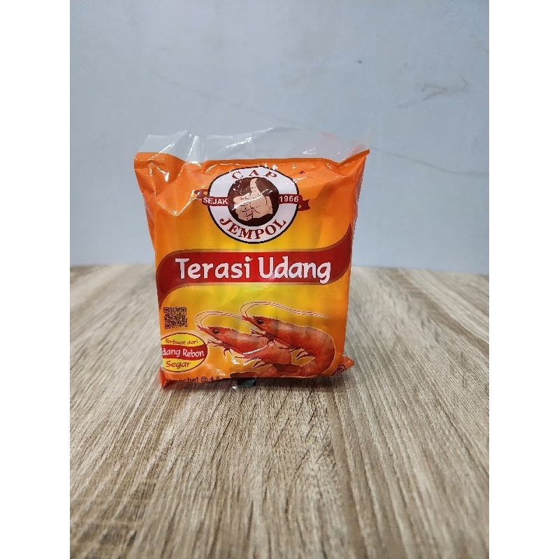 Jual Terasi Udang Cap Jempol Khas Cirebon . 1 Pack isi 20 Pcs/Sachet ...