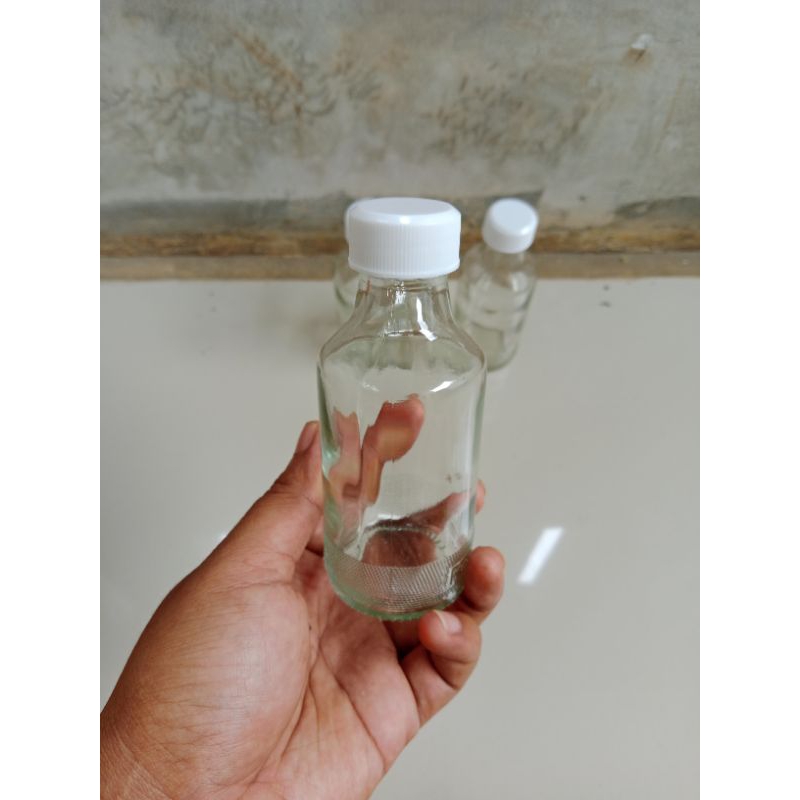 Jual BOTOL C 1000 PLUS TUTUP // Botol kaca // Botol bening // Botol ...