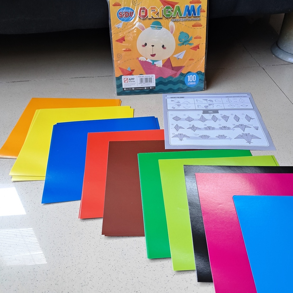 Jual Origami Besar 16x16cm Kertas Lipat Kreativitas - Sidu | Shopee ...