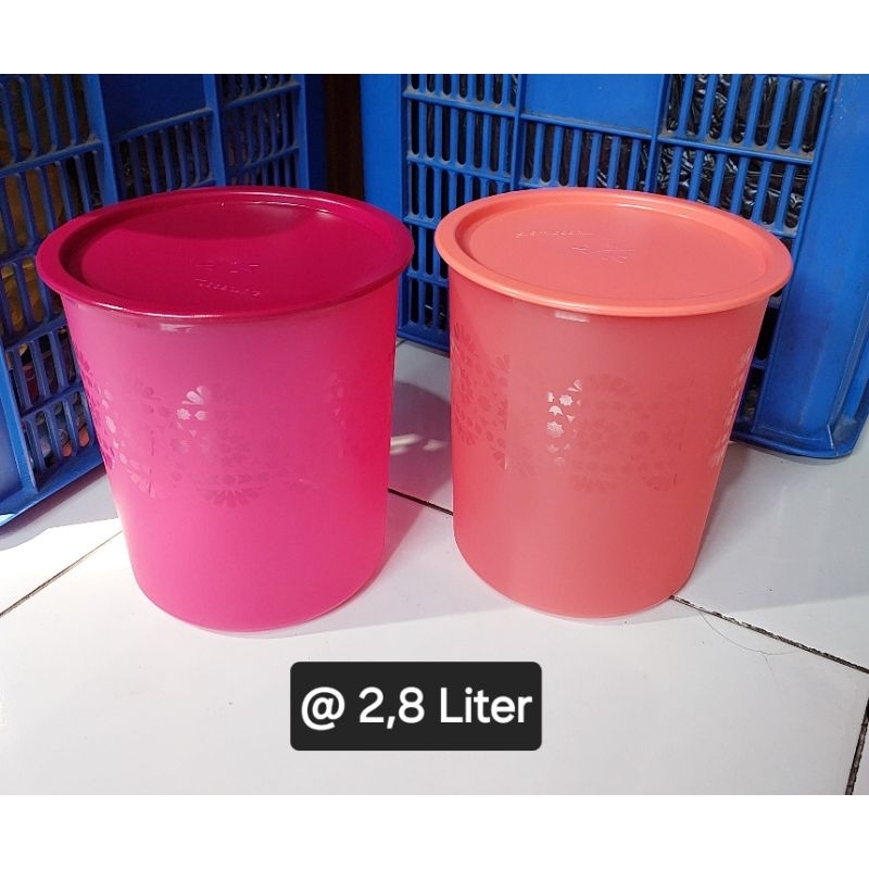 Jual SALE Toples Mosaic Canister Tupperware 2,8 Liter (Harga Satuan) | Shopee Indonesia