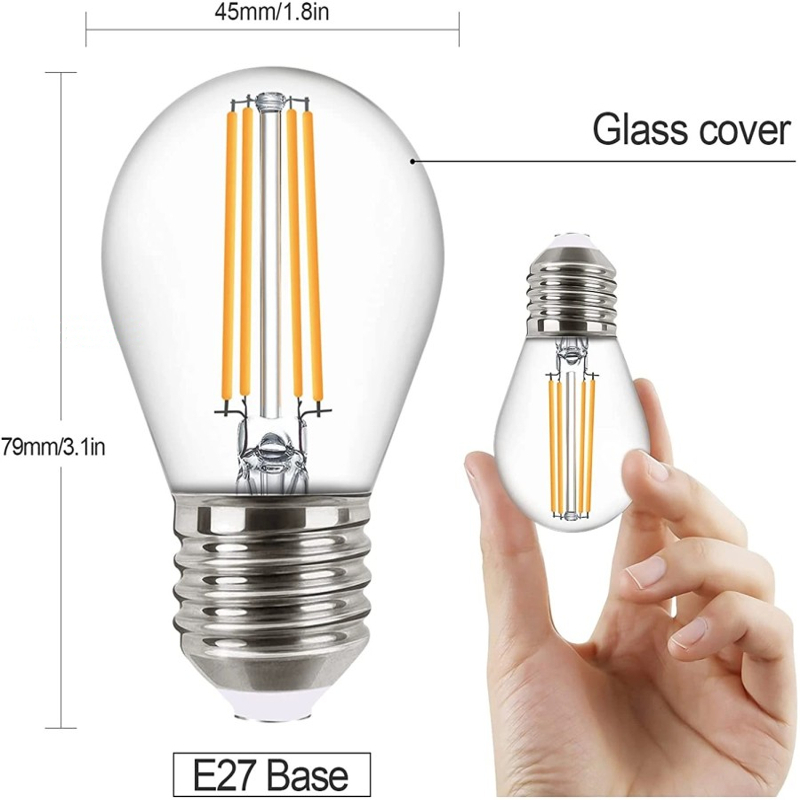 Jual Lampu Led Filament 4 Watt Edison Lampu Cafe Led Filament G45 Led ...