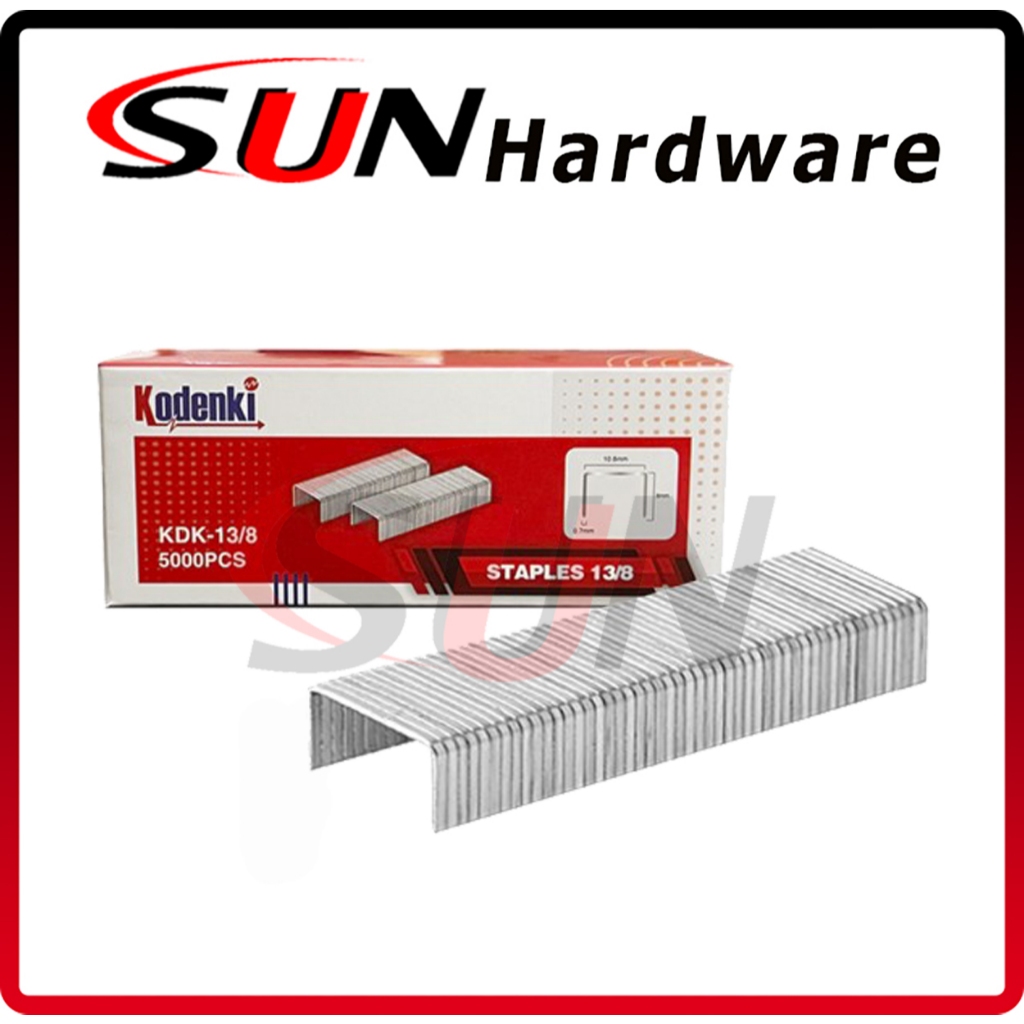 Jual Isi Stapler Gun 8 Mm 5000 Pcs Refil Staples Hekter Kain Kulit Jok ...