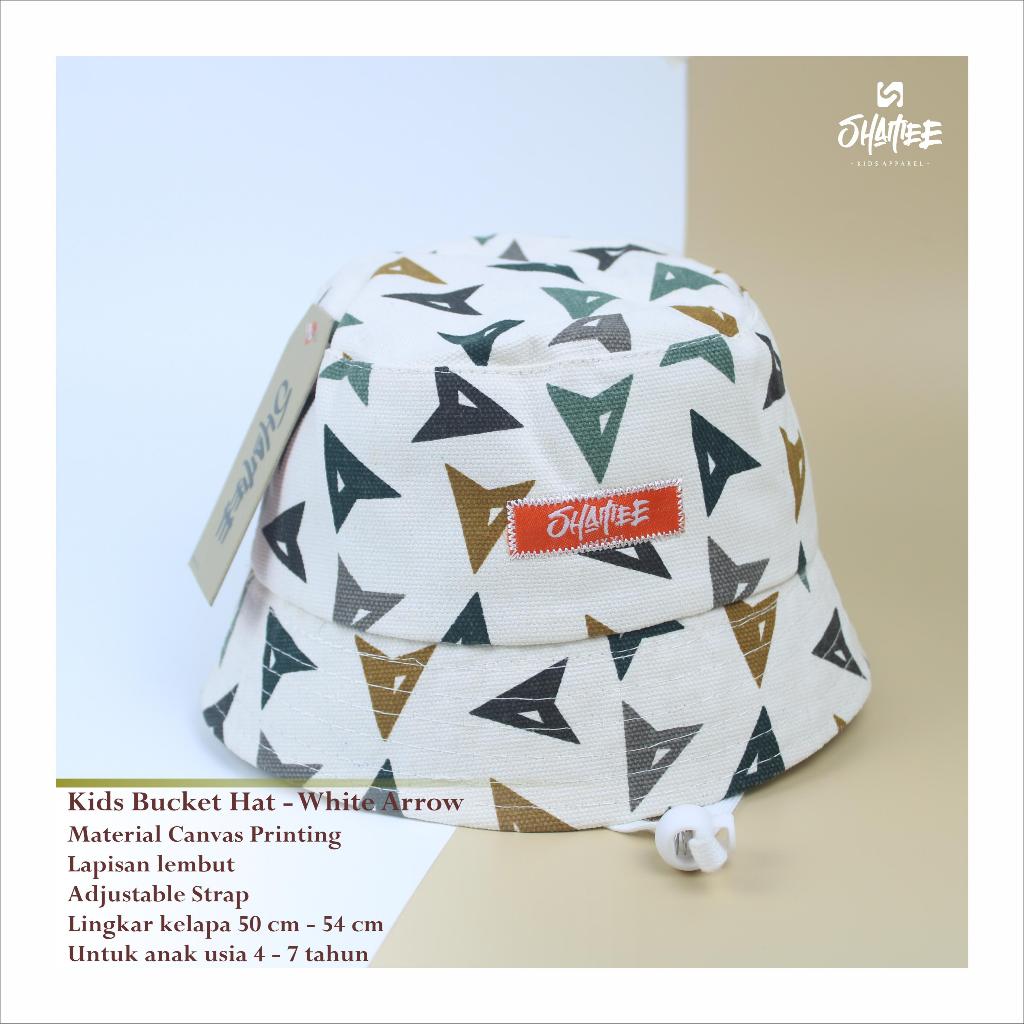 Jual Shamee Kids - Topi Bucket Anak Motif - White Arrow | Shopee Indonesia