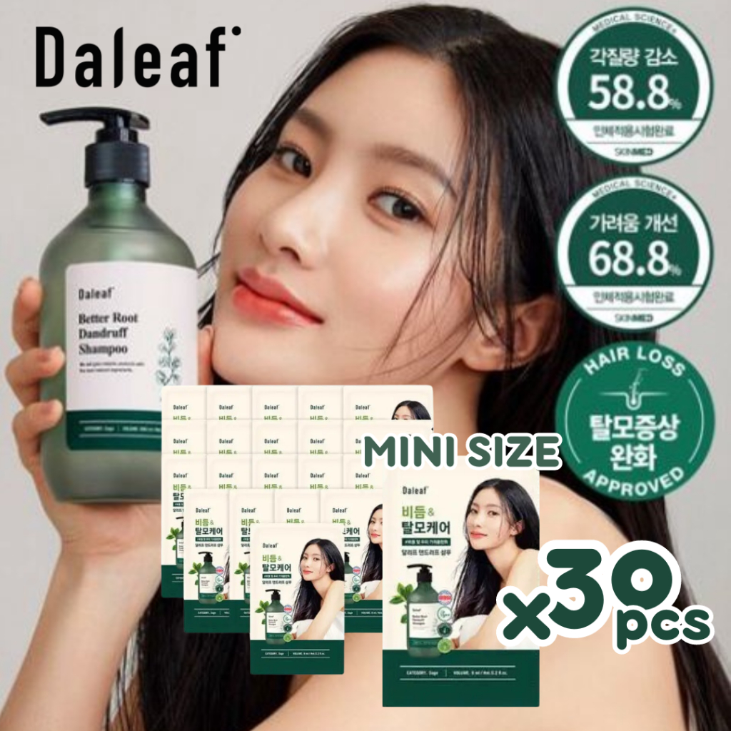 Jual [READY EXP 08-2025] DALEAF Better Root Dandruff Shampoo 6ml x 30pcs - Shampoo Anti Ketombe ...