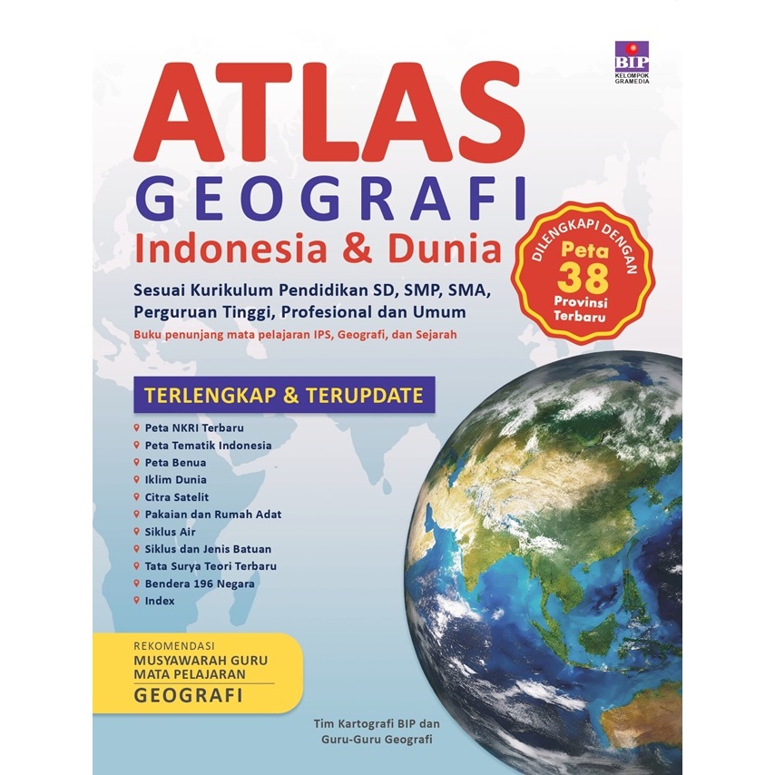 Jual Gramedia Bandung TSM - Buku Best Seller BB20 ORI - Atlas Geografi ...