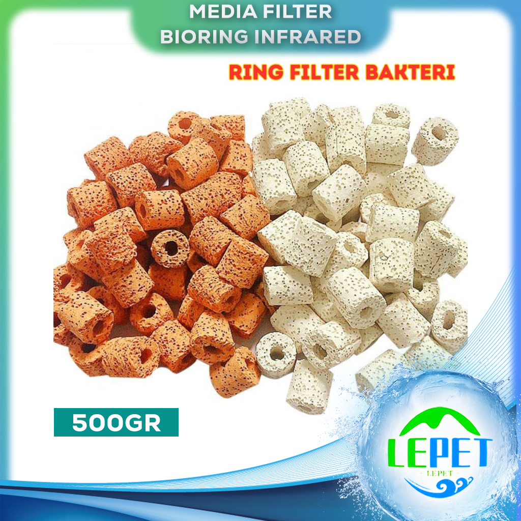 Jual LEPET BIORING INFRARED bio ring pori pourus MERAH/PUTIH media ...