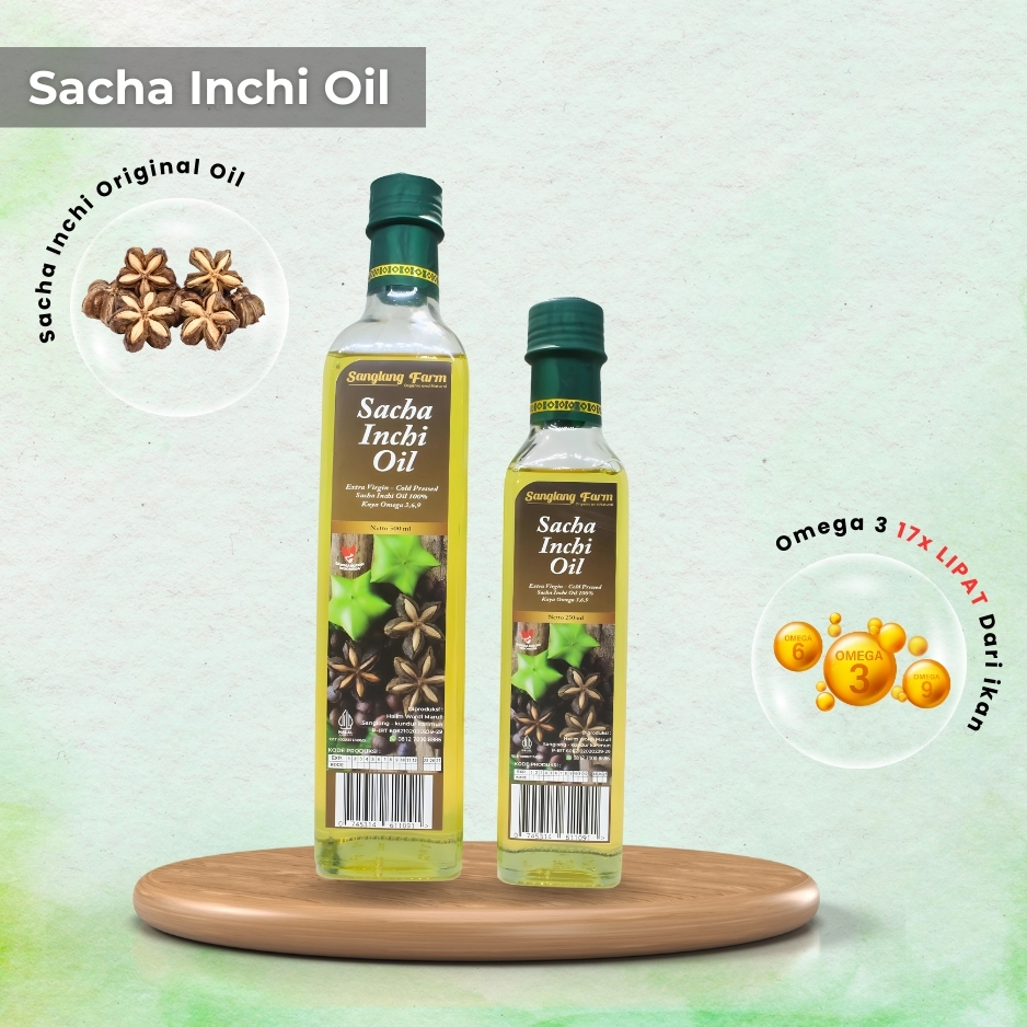Jual SACHI Minyak Sacha Inchi Sanglang Farm 250 ml Super Food 100% ...