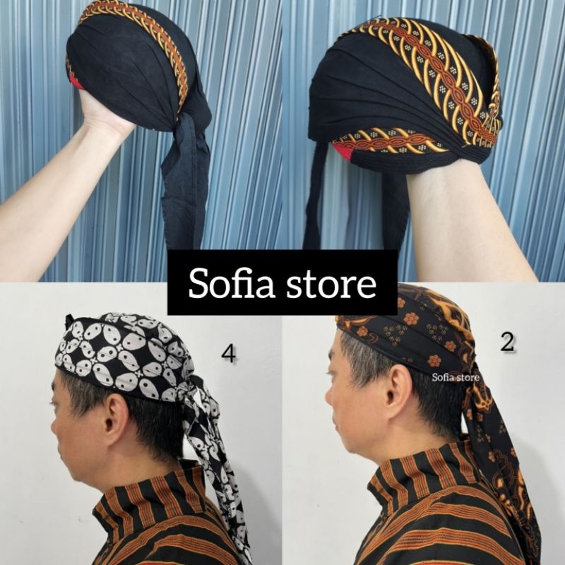 Jual Topi Karnaval Tradisional Pria Blangkon Dewasa Adat Jawa Sunda ...