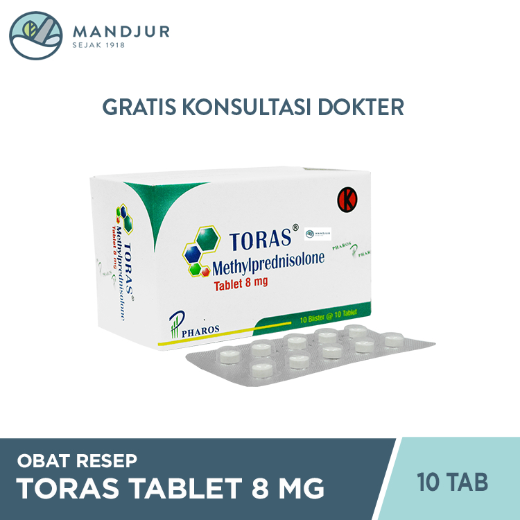 Jual Toras 8 Mg Strip 10 Tablet | Shopee Indonesia
