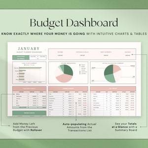 Jual Budget Planner, Budget Spreadsheet Excel, Budget Template, Google ...