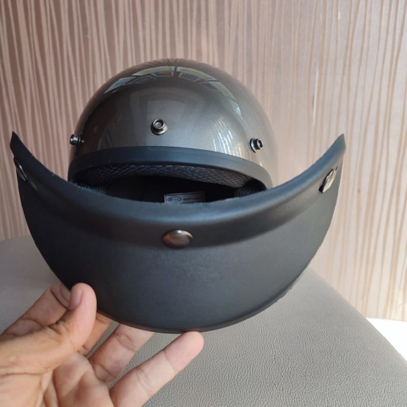 Jual ESA PET TOPI HELM BOGO Tiga Kancing untuk Dewasa Pria Wanita Kirim ...