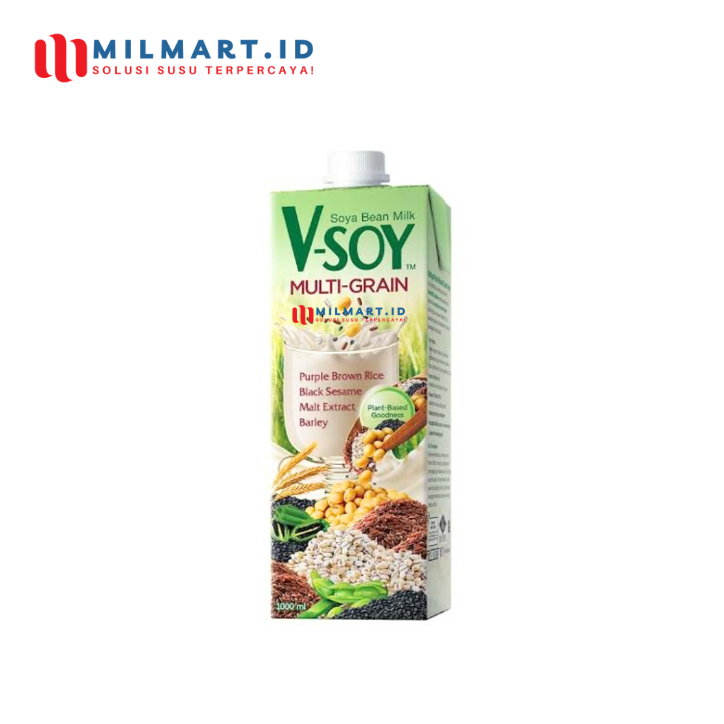 Jual V-SOY MULTI GRAIN SOY MILK 1 LTR MULTIGRAIN MINUMAN SUSU KACANG ...