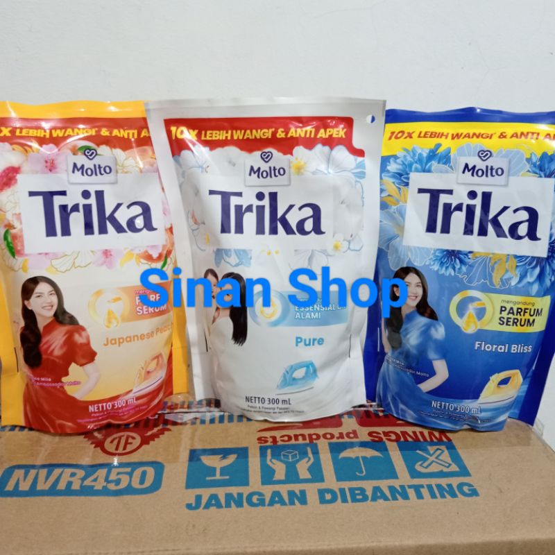 Jual Molto Trika Pelicin & Pewangi Pakaian 300ml | Shopee Indonesia