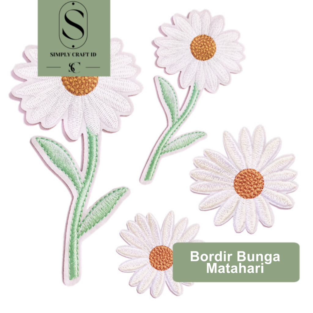 Jual Simply Craft ID - BORDIR PATCH SUNFLOWER SERIES IRON ON/ PATCH ...