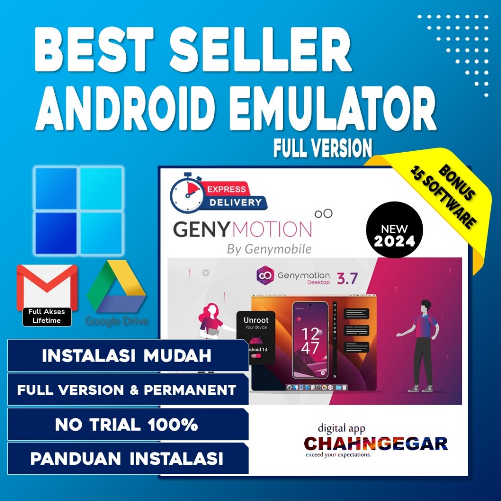 Jual Genymotion 3.7.1 Full Software Emulasi Android | Shopee Indonesia