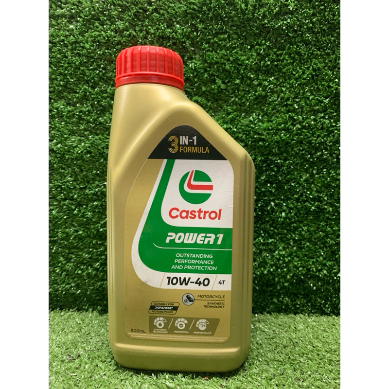 Jual Oli Castrol Power 1 4T SAE 10W-40 800ml Oli Mesin Motor Castrol ...