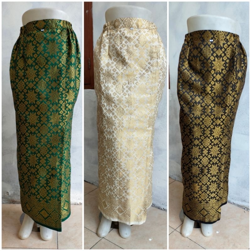 Jual ROK SONGKET //SONGKET PALEMBANG// ROK SONGKET BAWAHAN KEBAYA / ROK ...