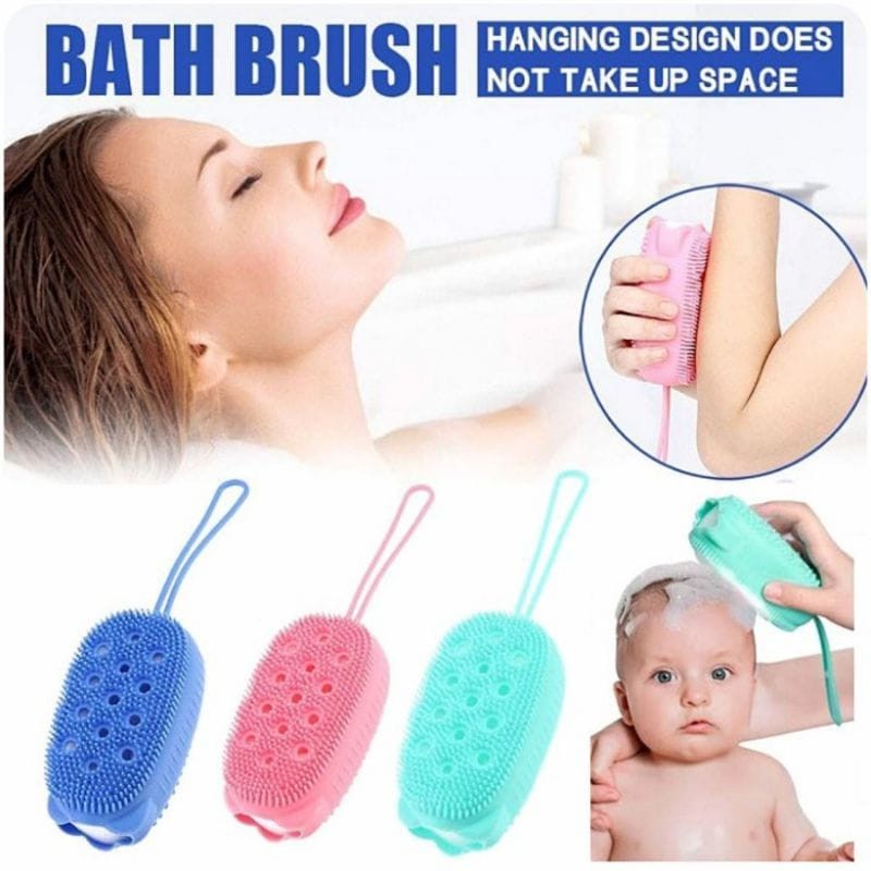 Jual Spons Mandi Sabun Cair Batang 2in1 / Sikat Mandi Sabun Batang ...