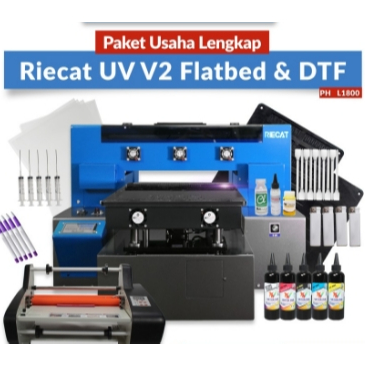 Jual Mesin RIECAT UV DTF Flatbed - Printhead L1800 | Shopee Indonesia