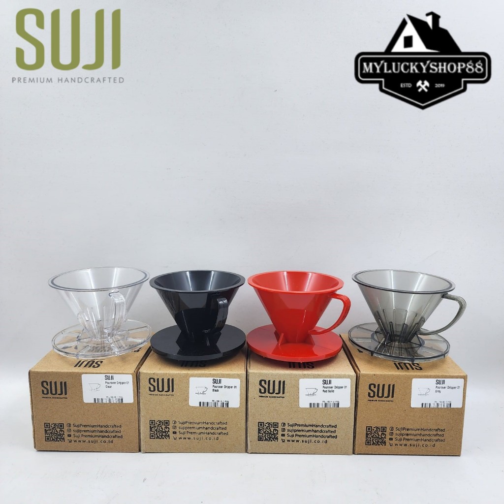 Jual SUJI Pourover Coffee Dripper 01 Pour Over Alat Seduh Kopi V60 ...