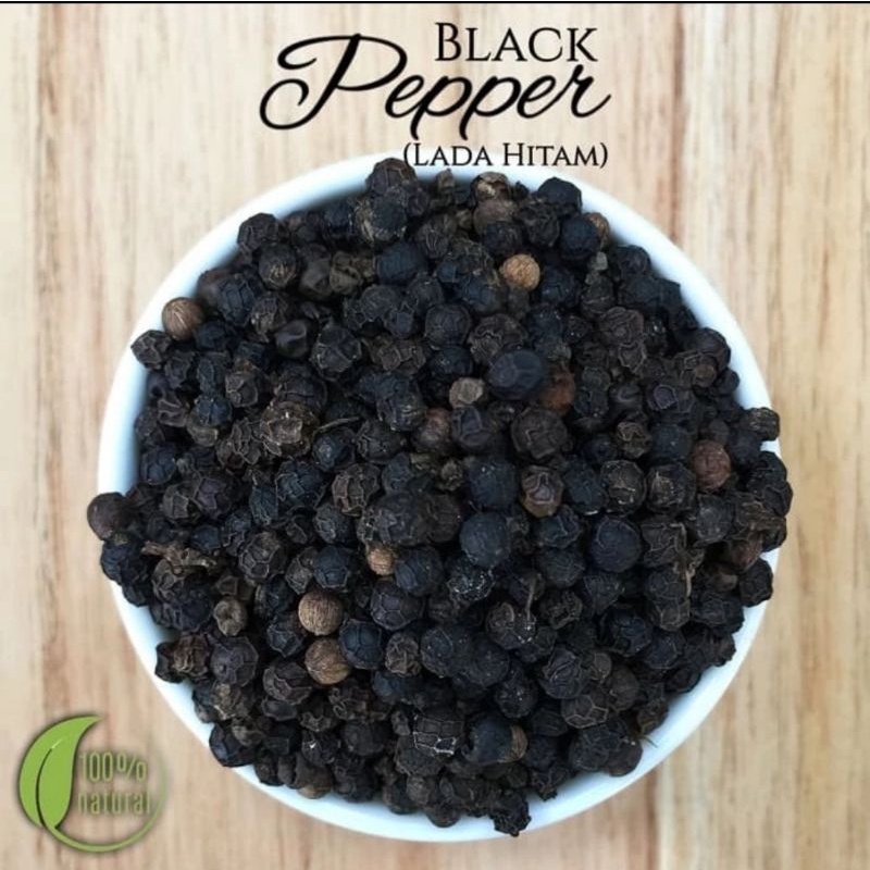 Jual Biji Lada Hitam 1 kg Lada Hitam Kasar 1kg Merica Hitam Bumbu Dapur ...