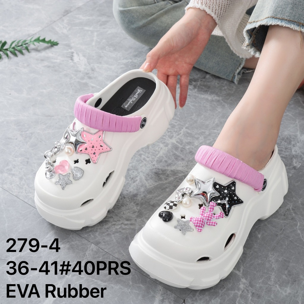 Jual Sandal BAIM FUJI WANITA Wedges Sandal KODOK Bintang trendy EVA ...