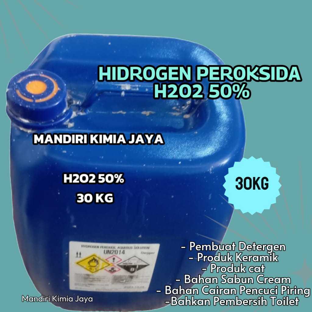 Jual HIDROGEN PEROKSIDA/H2O2 50%/PEMUTIH KEMASAN 30kg | Shopee Indonesia