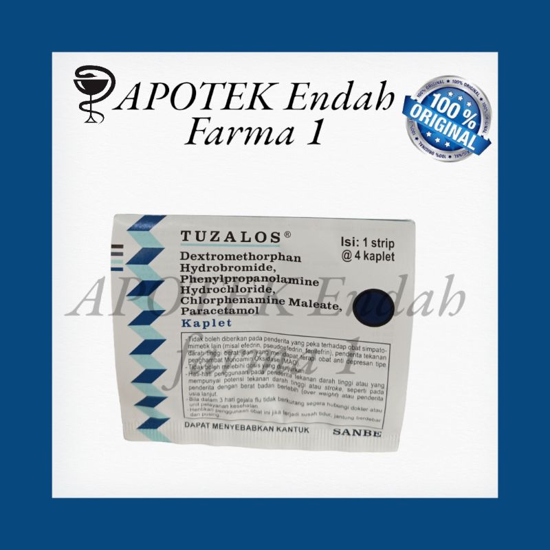 Jual TUZALOS TABLET PERSTRIP obat demam batuk pilek | Shopee Indonesia