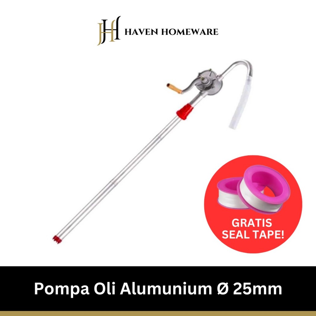 Jual POMPA OLI 25MM/2.5CM POMPA MINYAK ALUMINIUM ENGKOL DRUM ROTARY OIL ...