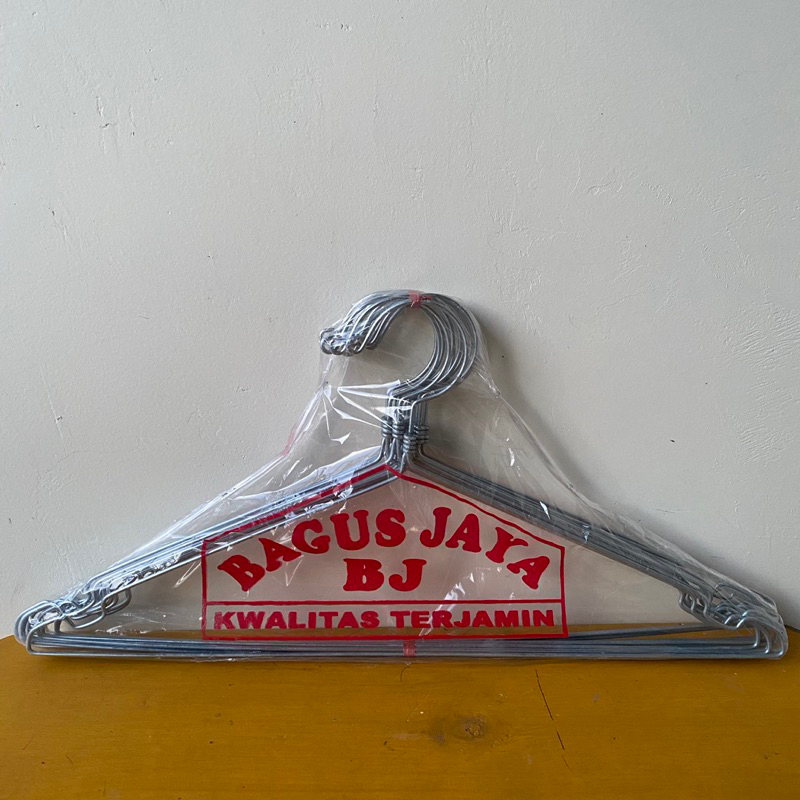 Jual UKURAN JUMBO/HANGER BAJU STAINLESS STEEL JUMBO ISI 12PCS/ HANGER ...