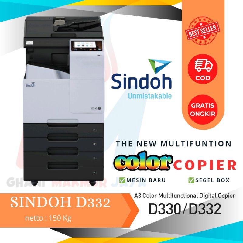 Jual MESIN FOTOCOPY WARNA MEREK SINDOH NEW/BARU TIPE D330 DAN D332 BUKA BOX SEGEL | Shopee Indonesia