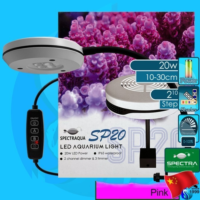 Jual LAMPU Spectra Aqua SP20 Lampu LED Aquarium (20WATT) Marine Reef ...