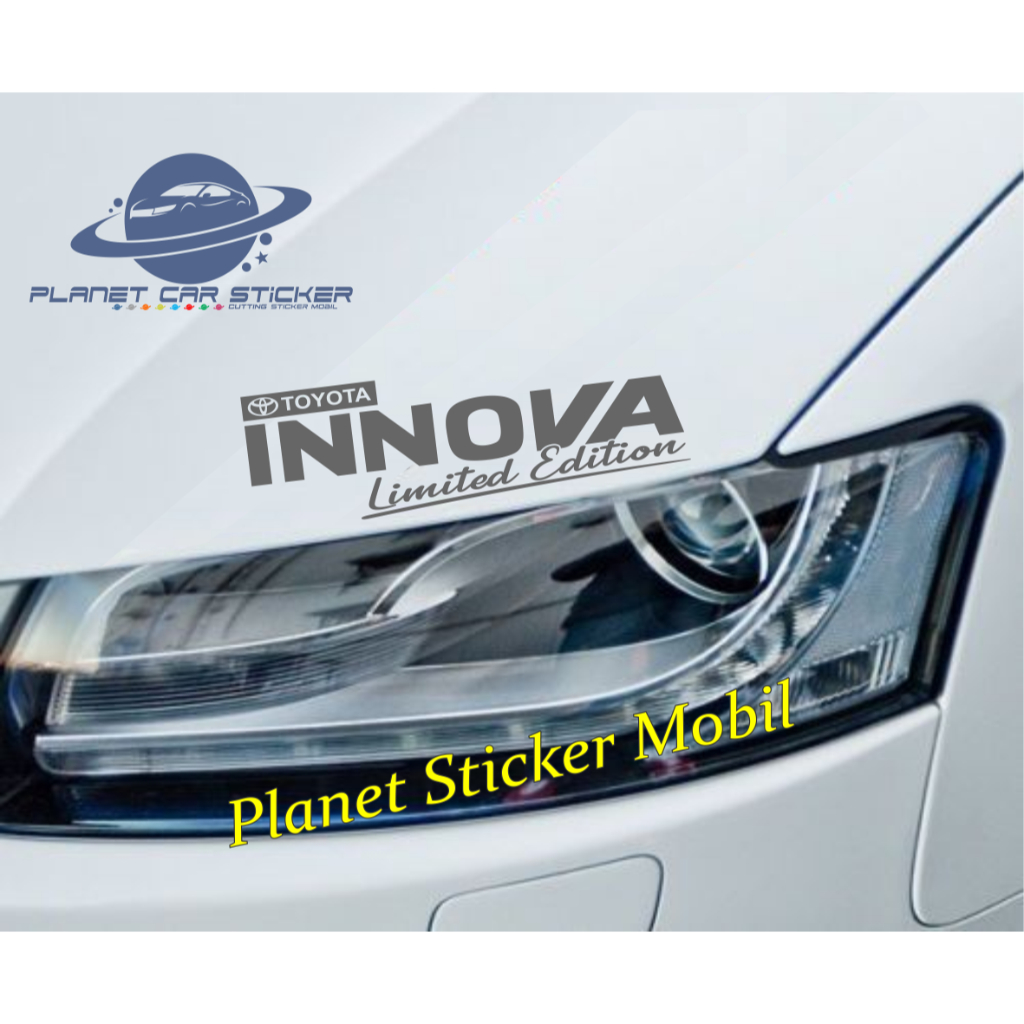 Jual sticker innova stiker kap mobil toyota innova limited edition ...