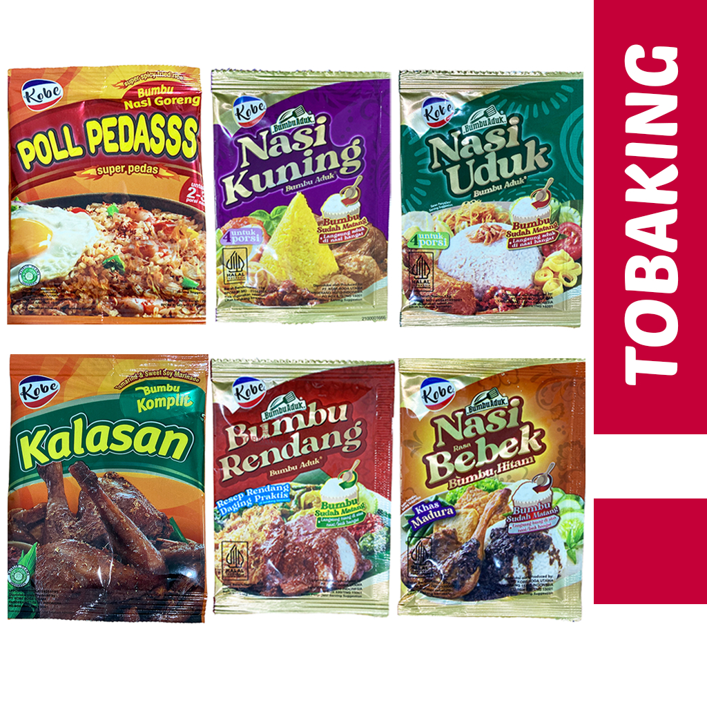 Jual Kobe Bumbu Aduk Nasi Instan Uduk Kuning Rendang Bebek Ayam Kalasan ...