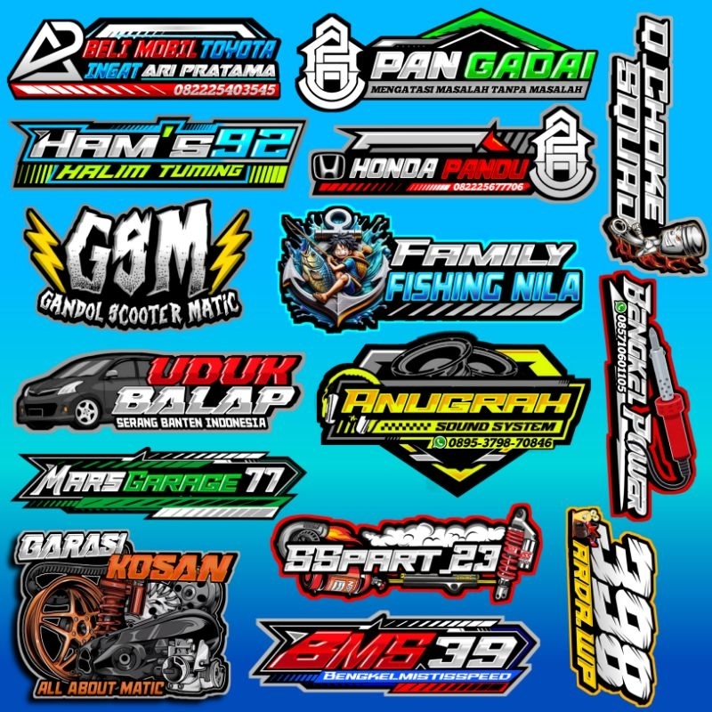 Jual Design Logo Bengkel/Audio/Team/Racing /Toko dll | Shopee Indonesia