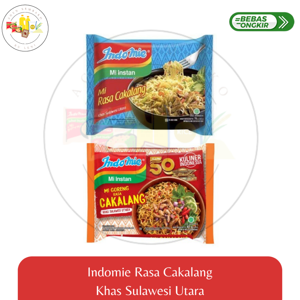 Jual Indomie Cakalang Goreng dan Kuah Khas Sulawesi Utara | Shopee ...