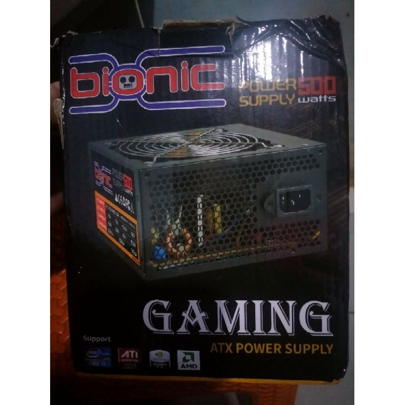Jual POWER SUPPLY Bionic Gaming 500 Watts | Shopee Indonesia
