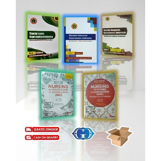 Jual PAKET 5 BUKU KEPERAWATAN (SDKI,SLKI,SIKI,NIC NOC) | Shopee Indonesia