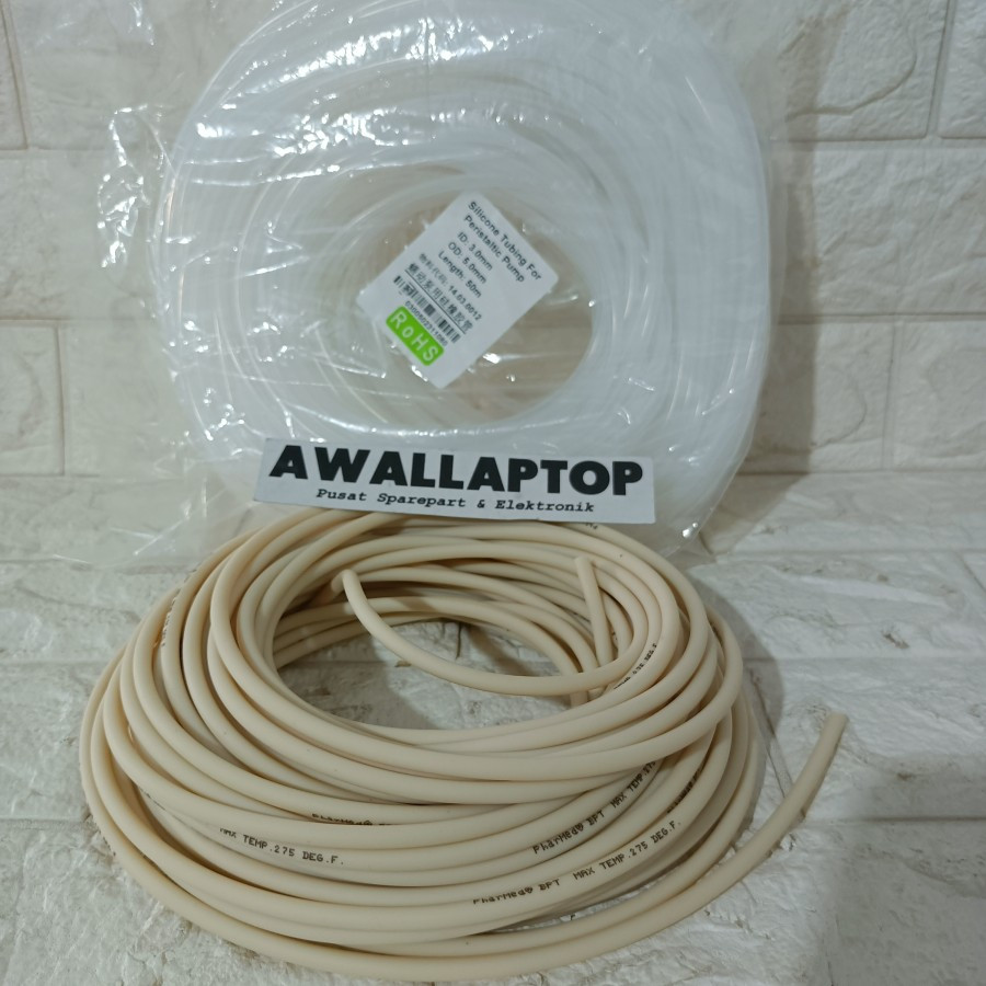 Jual selang peristaltik kamoer silicone bpt tube dosing pump 1x3 2x4 ...