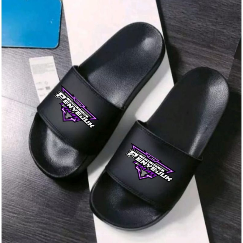 Jual Sandal Slip On Distro/Sandal pria wanita/ Sandal Slop Style ...