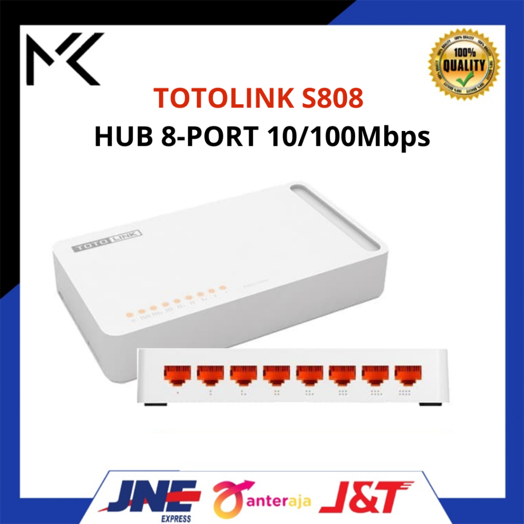 Jual SWITCH HUB 8 PORT TOTOLINK S808 | Shopee Indonesia