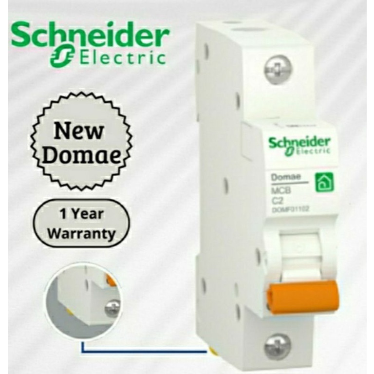Jual SCHNEIDER MCB Domae 1P 1 Phase 2A | Shopee Indonesia
