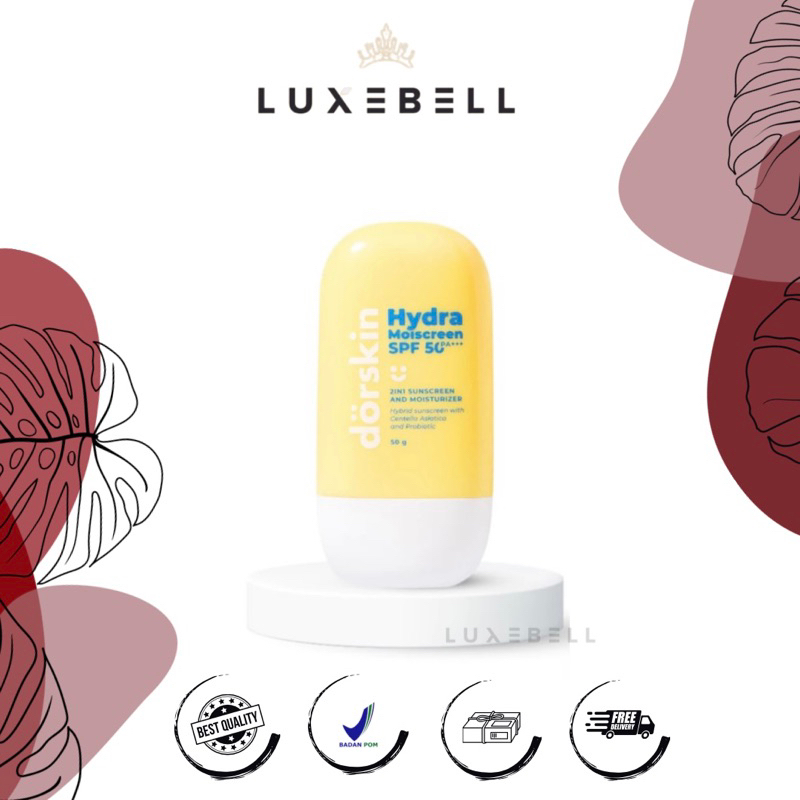 Jual Dorskin Hydra Moiscreen SPF 50 PA+++ - Acne Friendly Sunscreen ...