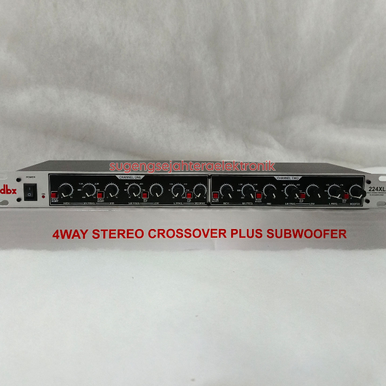 Jual CROSSOVER DBX 224XL 224 XL 4 WAY PLUS SUBWOOFER CROSOVER | Shopee Indonesia