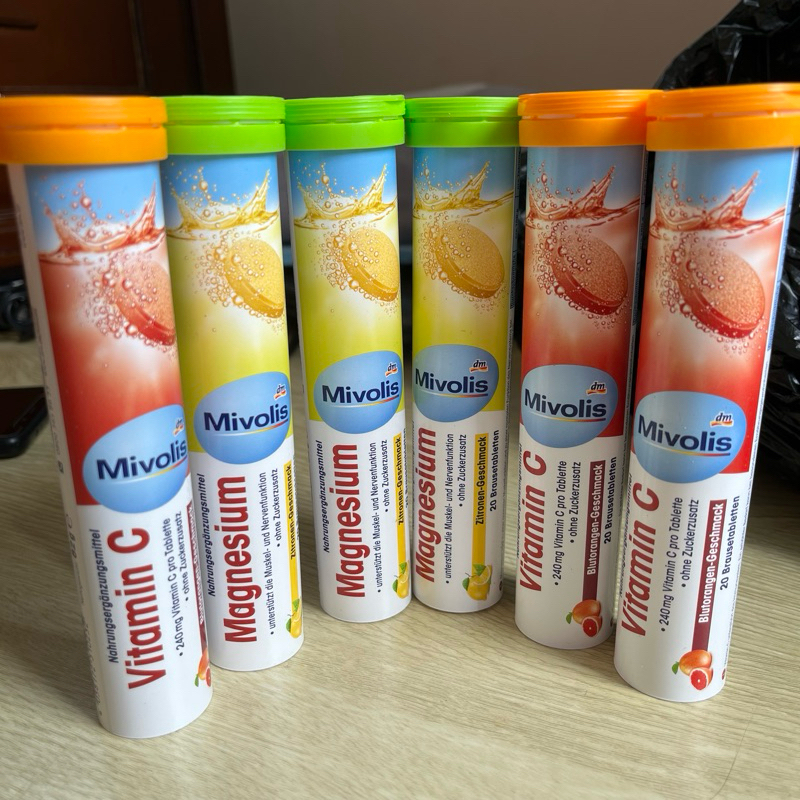 Jual Mivolis Multivitamin - Magnesium - Vitamin C tube - B12, 20 st ...