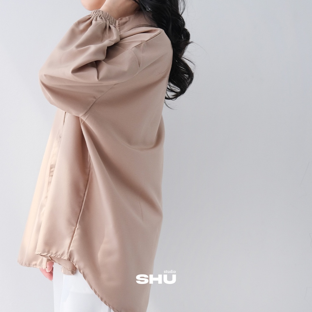 Jual Puffy Shirts in [Shu Studio] Kemeja Wanita Lengan Balon/Panjang/Karet | Shopee Indonesia