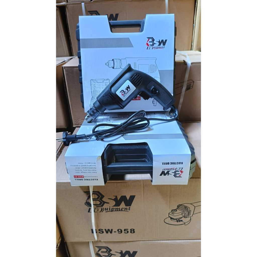 Jual BSW Mesin Bor Listrik Bolak Balik 10MM Electric Drill Bor Beton ...